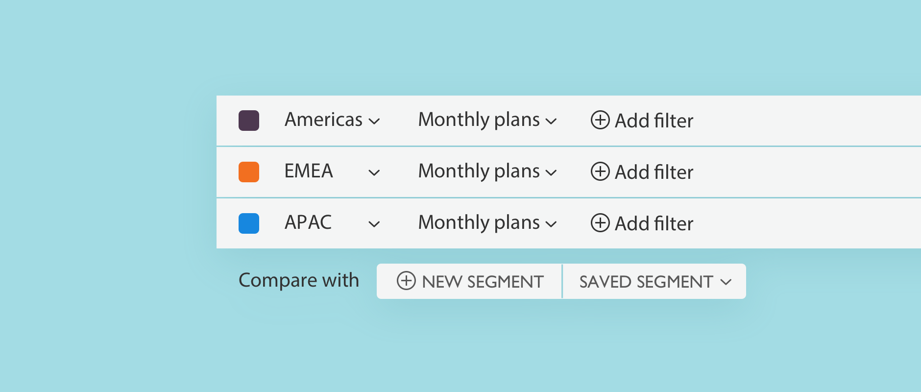 Segmentation, now more flexible (and in color!) | ChartMogul