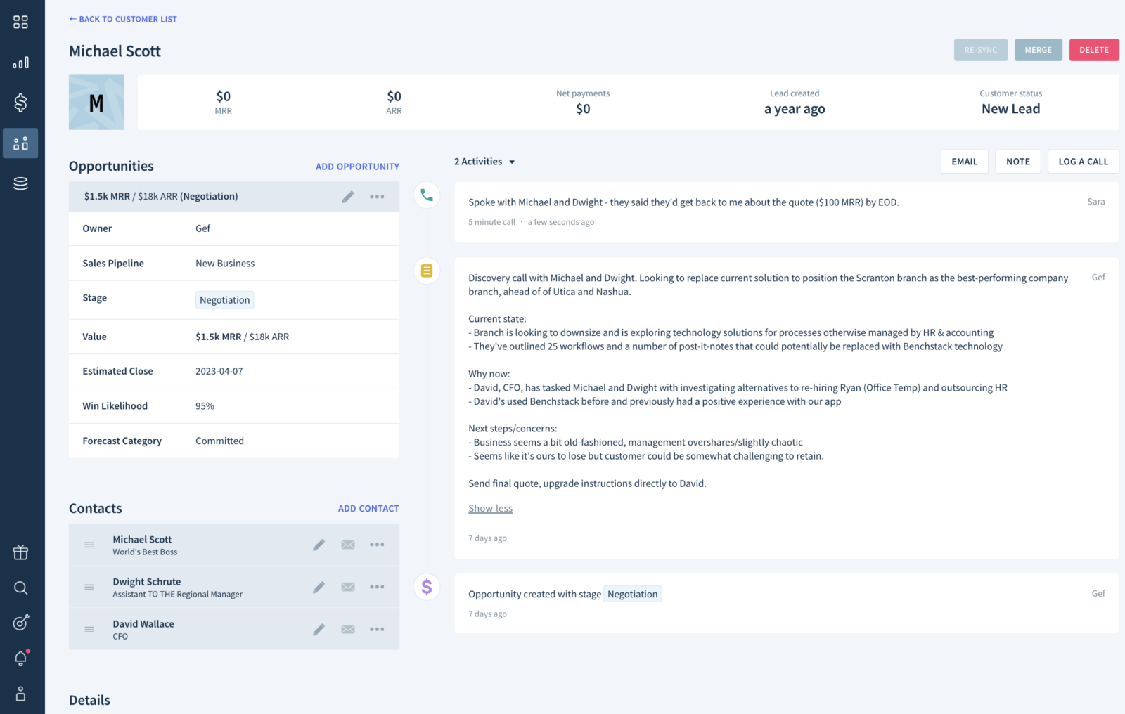 Introducing ChartMogul CRM | ChartMogul